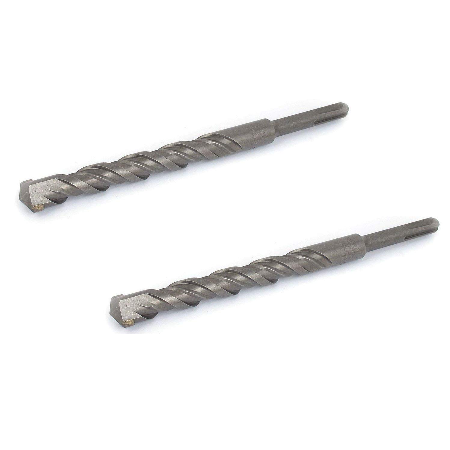LDEXIN 2pcs SDS Plus Bits, Rock Carbide Tip Rotary Hammer Drill Bit, 0.7" x 8.3"/ 18 x 210mm