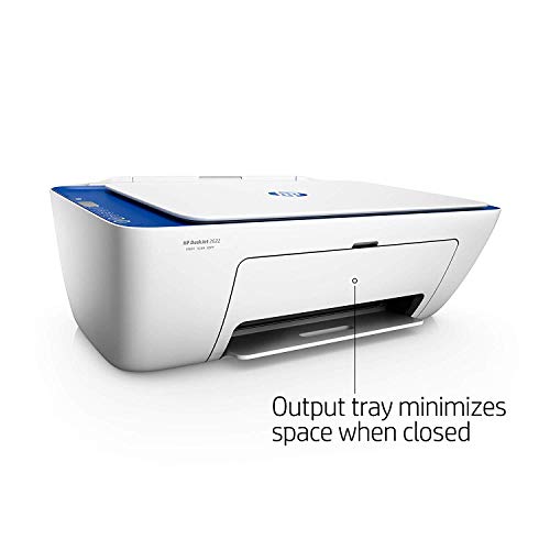 HP DeskJet 2622 All-in-One Compact Printer, Works with Alexa - White (V1N07A)
