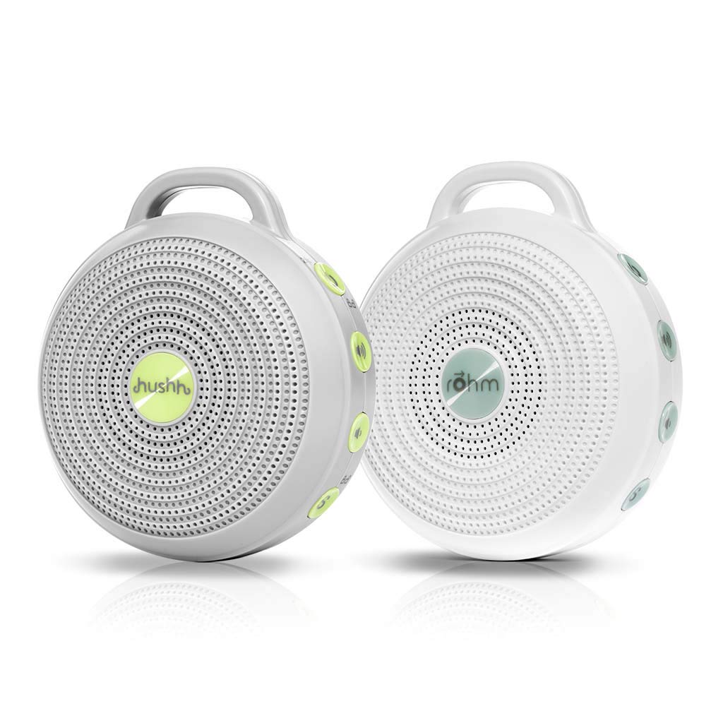 Yogasleep Rohm + Hushh | The Original White Noise Machine | Soothing Natural Sound from a Real Fan | Noise Cancelling | Sleep Therapy, Office Privacy, Travel | for Adults & Baby