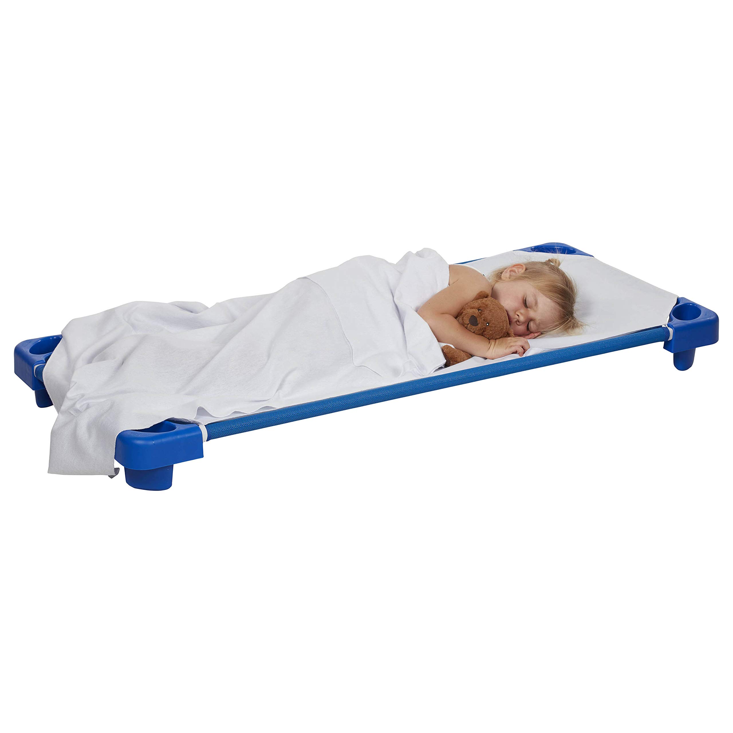ECR4Kids Blanket, Rest Time Accessories, White, 12-Pack