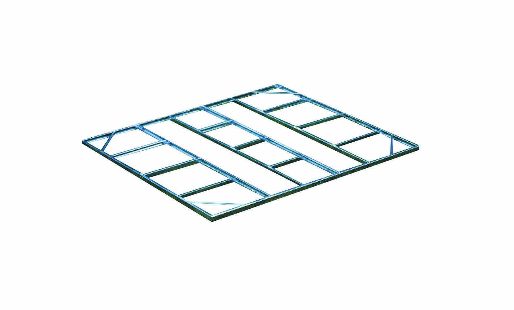 Arrow Shed FDN477 4X7 & 6X5 Floor Base kit, 56"X73", Silver