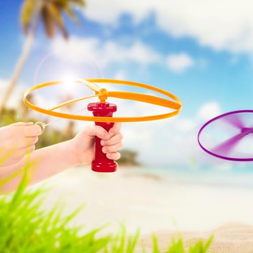 Battat – Flying Disc Toy – 2 Launchers & 4 Discs – Helicopter Playset – Outdoor Toys For Summer – 3 Years + – Skyrocopter