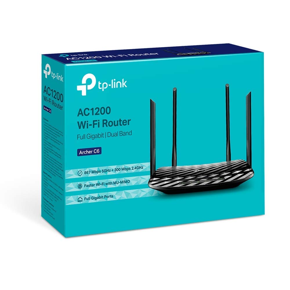 TP-Link Archer C6 IEEE 802.11AC Ethernet Wireless Router/Archer C6 (Renewed)