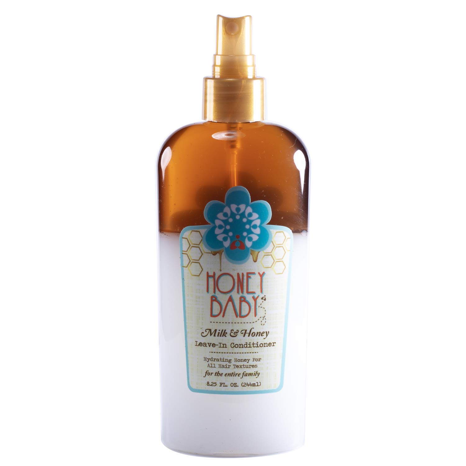 HONEY BABY Naturals Milk and Honey Leave In Conditioner, 8.25 Ounce