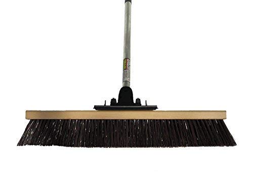 FlexSweep Unbreakable Commercial Push Broom (Contractors 24 Inch) Coarse Bristles