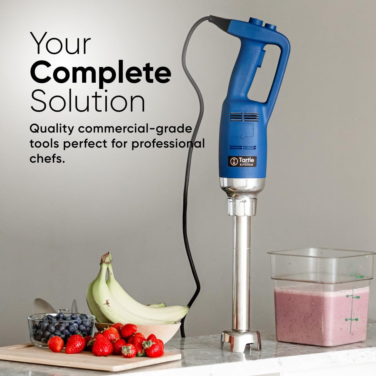 7” Stainless Steel Handheld Immersion Blender and 16” Light Duty Commercial Immersion Blender bundle