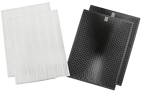 Nispira True HEPA Replacement Filter T Compatible with Winix HR900 Air Purifier Part 1712-0093-00, 2 Packs
