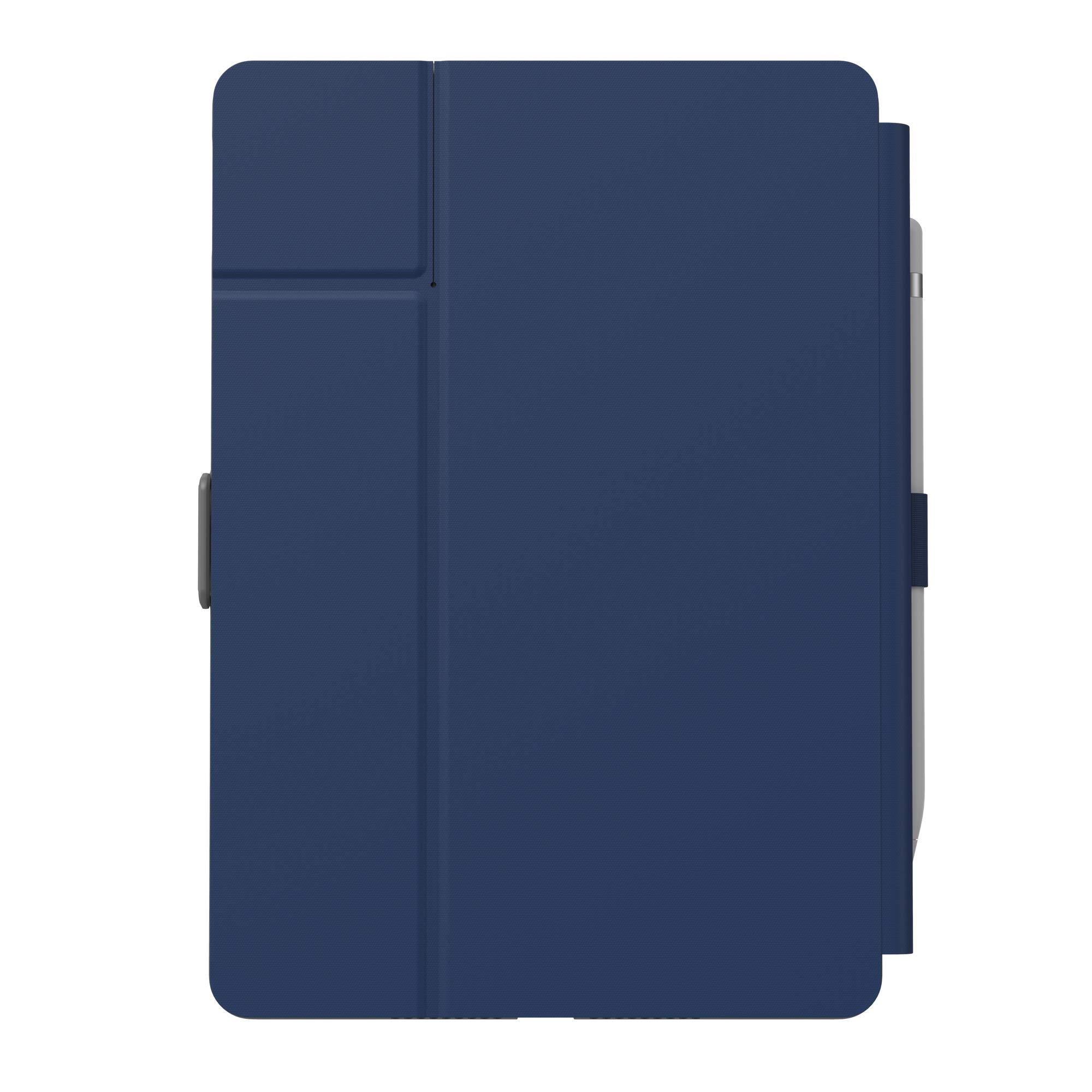 Speck Balance Folio Case for iPad 10.2 Inch (2019-2021) - Drop & Camera Protection, Slim Multi Range Stand, Apple Pencil Holder - Arcadia Navy/Moody Grey