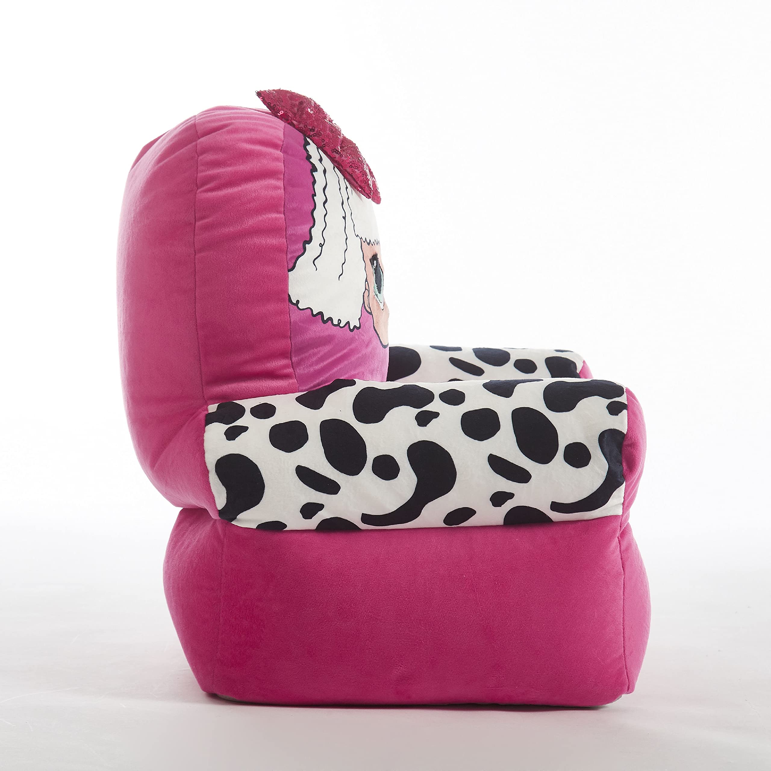 Idea Nuova LOL Surprise Plush Toddler Bean Bag Sofa Chair, Large