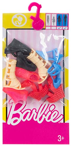 Barbie Accessories Curvy & Tall Doll Shoe Pack
