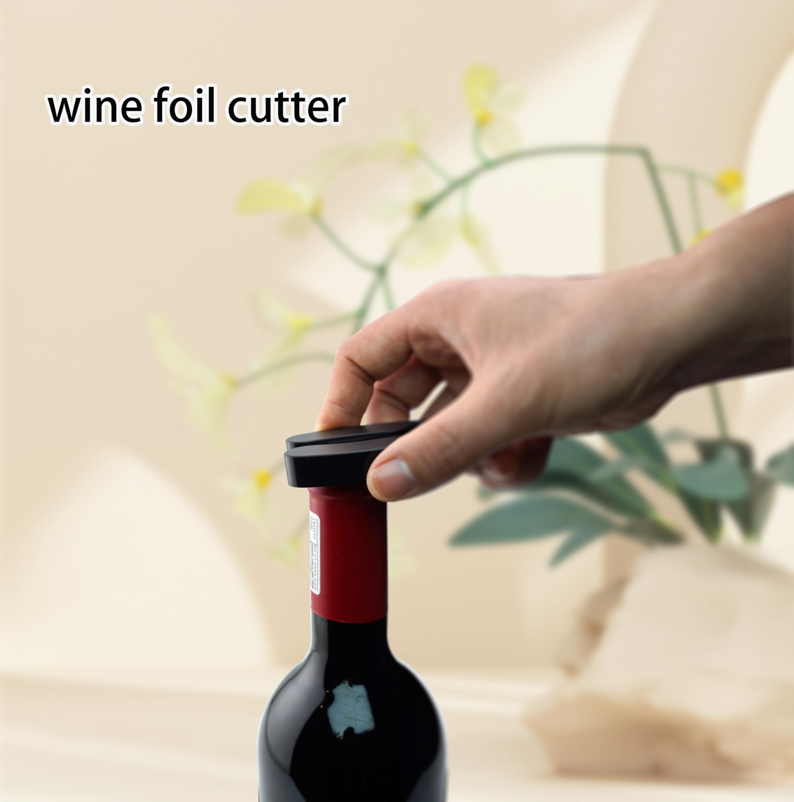 R Conlifeus Electric Wine Opener Rechargeable, One-touch Automatic Wine Bottle Corkscrew Opener (Stainless Steel) Set,Ideal Wine Accessories and Wine Gift Sets