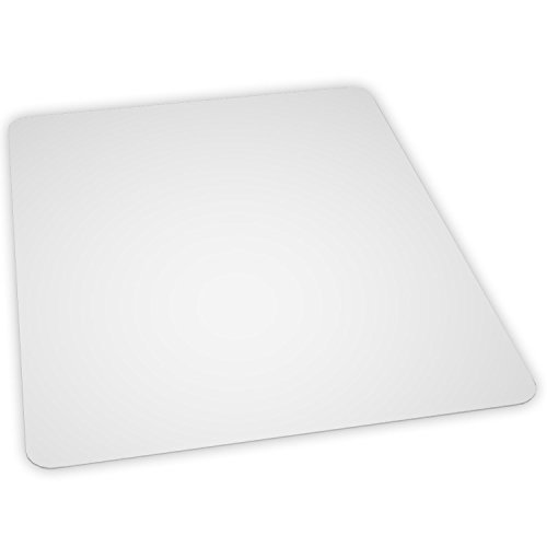 ES Robbins Natural Origin Rectangle Vinyl Chair Mat for Hard Floor, 46 by 60-Inch, Clear"