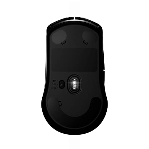 SteelSeries Rival 3 Wireless Gaming Mouse – 400+ Hour Battery Life – Dual Wireless 2.4 GHz and Bluetooth 5.0 – 60 Million Clicks – 18,000 CPI TrueMove Air Optical Sensor,Black
