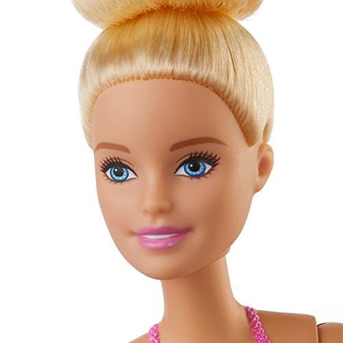 Barbie Ballerina Doll with Ballerina Outfit, Tutu, Sculpted Toe Shoes and Ballet-posed Arms for Ages 3 and Up