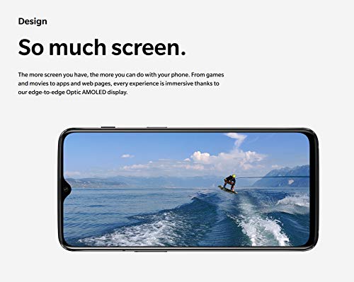 OnePlus 6T A6013 128GB Storage + 8GB Memory T-Mobile and GSM + Verizon Unlocked 6.41 inch AMOLED Display Android 9 - Mirror Black US Version