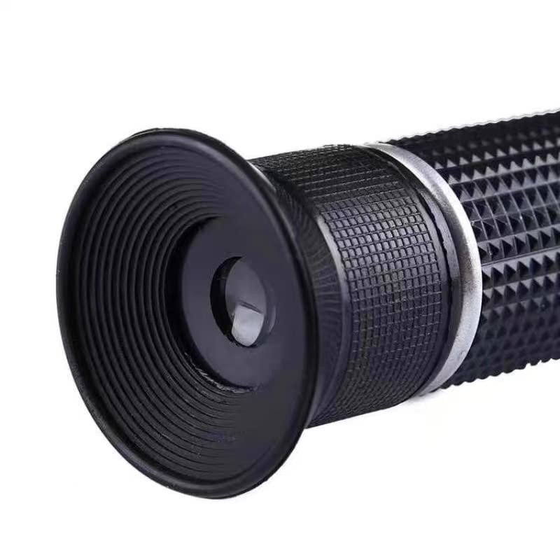 Holyavision Handheld Refractometer Portable Refractor Test Fruit Brix Meter Sweetness Test Brix Meter, 0-50%