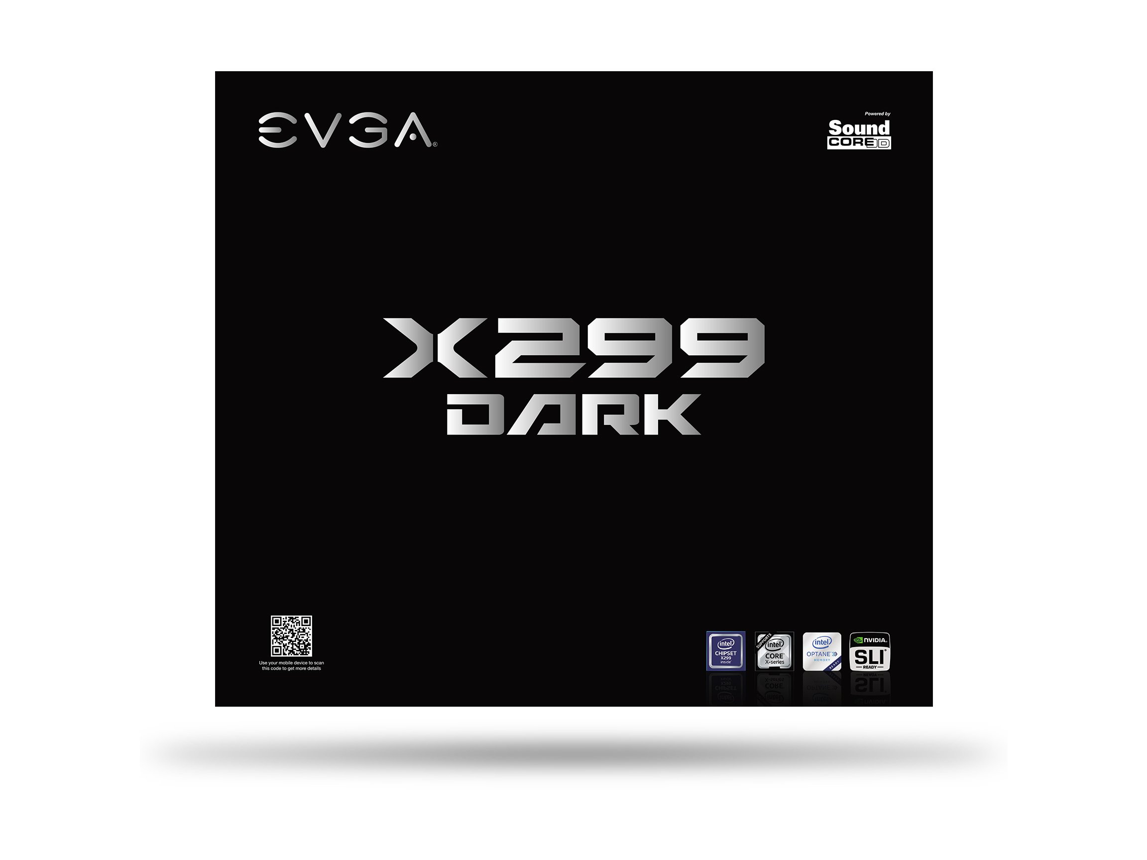 EVGA X299 Dark, LGA 2066, Intel X299, SATA 6Gb/s, USB 3.1, USB 3.0, EATX, Intel Motherboard 151-SX-E299-KR