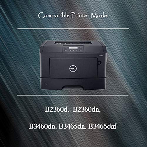TG Imaging 1-Pack Compatible B2360dn Toner Cartridge Replacement for Dell B2360 B2360d B2360dn B3460dn B3465dn B3465dnf Toner Printer (331-9805 | M11XH | C3NTP)
