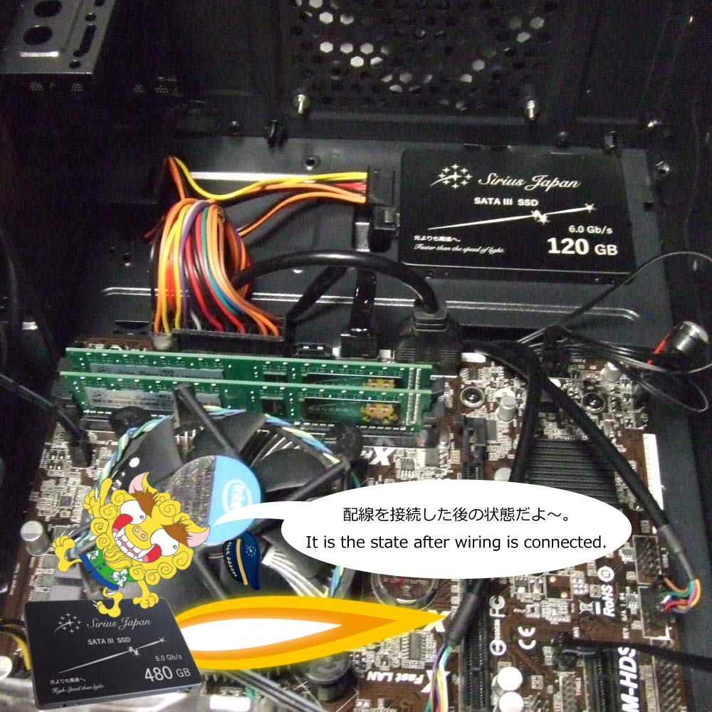 Sirius DSD3-480G2 SSD 480GB [Set of 2] 2.5 Inch SATA 3 6.0Gb/s