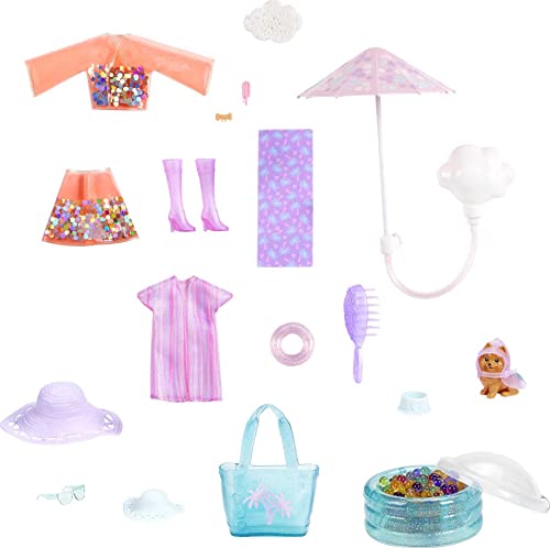 Barbie Color Reveal Doll with 7 Surprises, Color Change and Accessories, Palm Trees Series, styles may vary ββββ