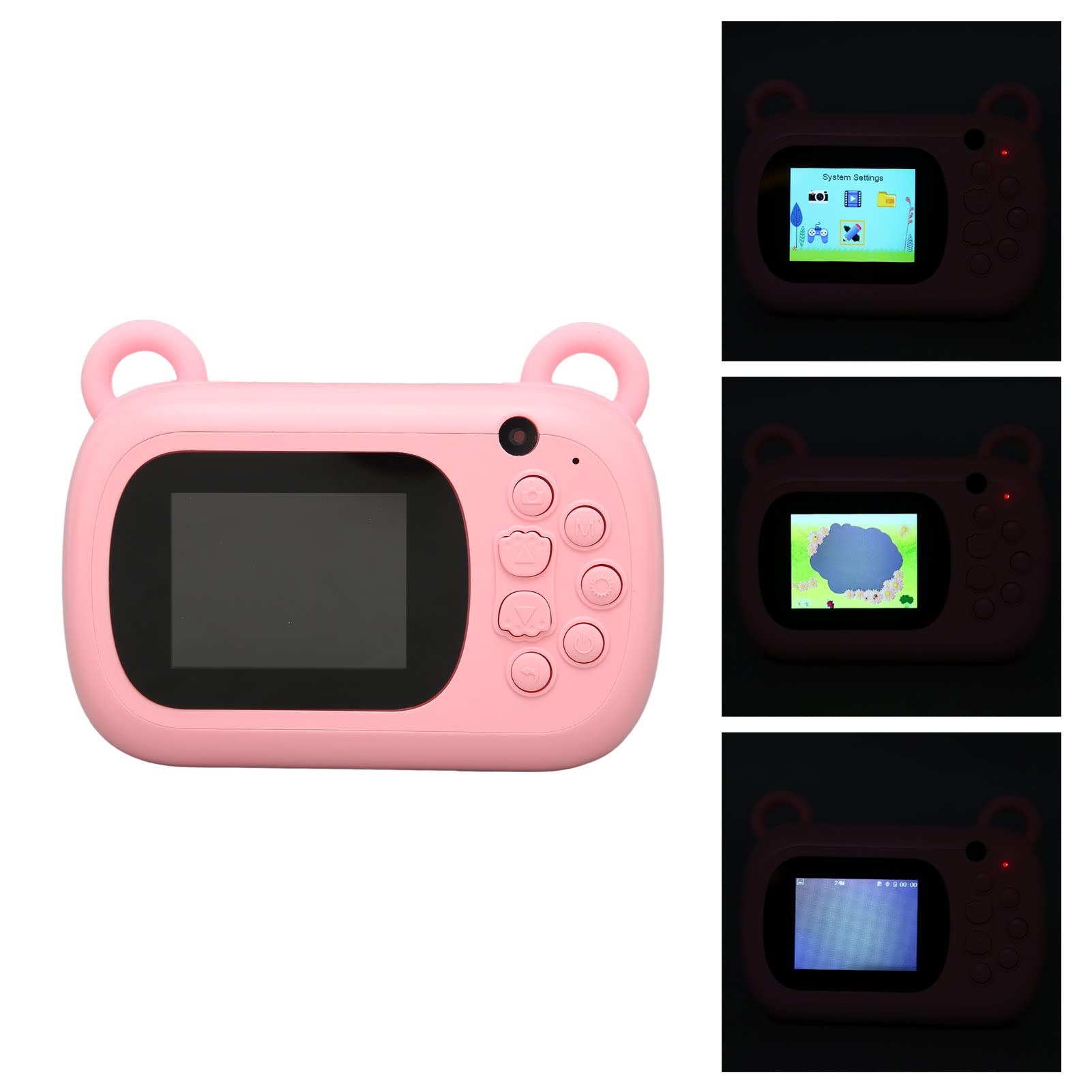 A7B Children's Digital Print Camera - Selfie Camera Toy for 3-10 Year Old Kids