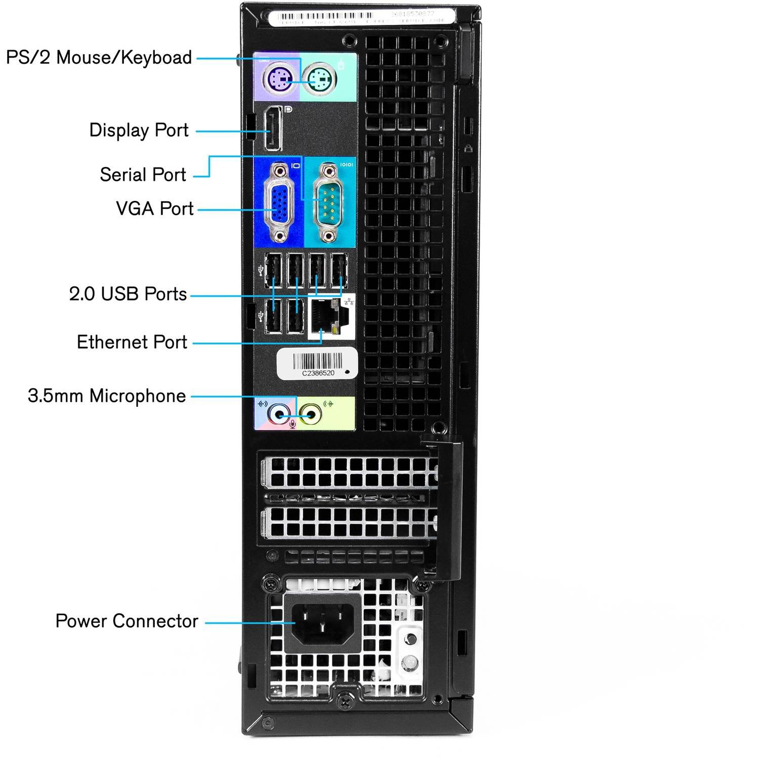 Dell Optiplex 990 SFF Flagship Premium Business Desktop Computer (Intel Quad-Core i5-2400 Up To 3.4GHz, 16GB RAM, 2TB HDD, DVD, WiFi, VGA, DisplayPort, Windows 10 Professional) (Renewed)