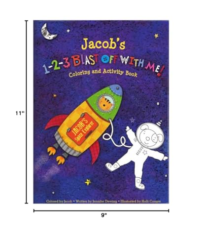 Personalized Coloring & Activity Book for Kids - I See Me! (Outer Space)