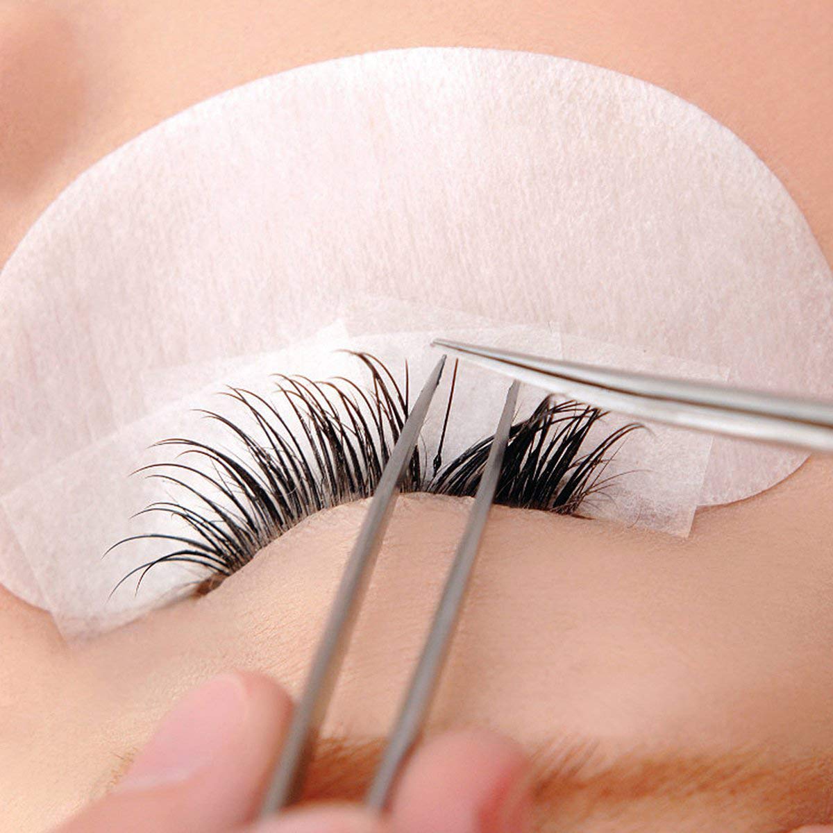 Eyelash Extension Tweezers Surgical Stainless Steel with Metallic Purple Powder Coating (Curved Tip).