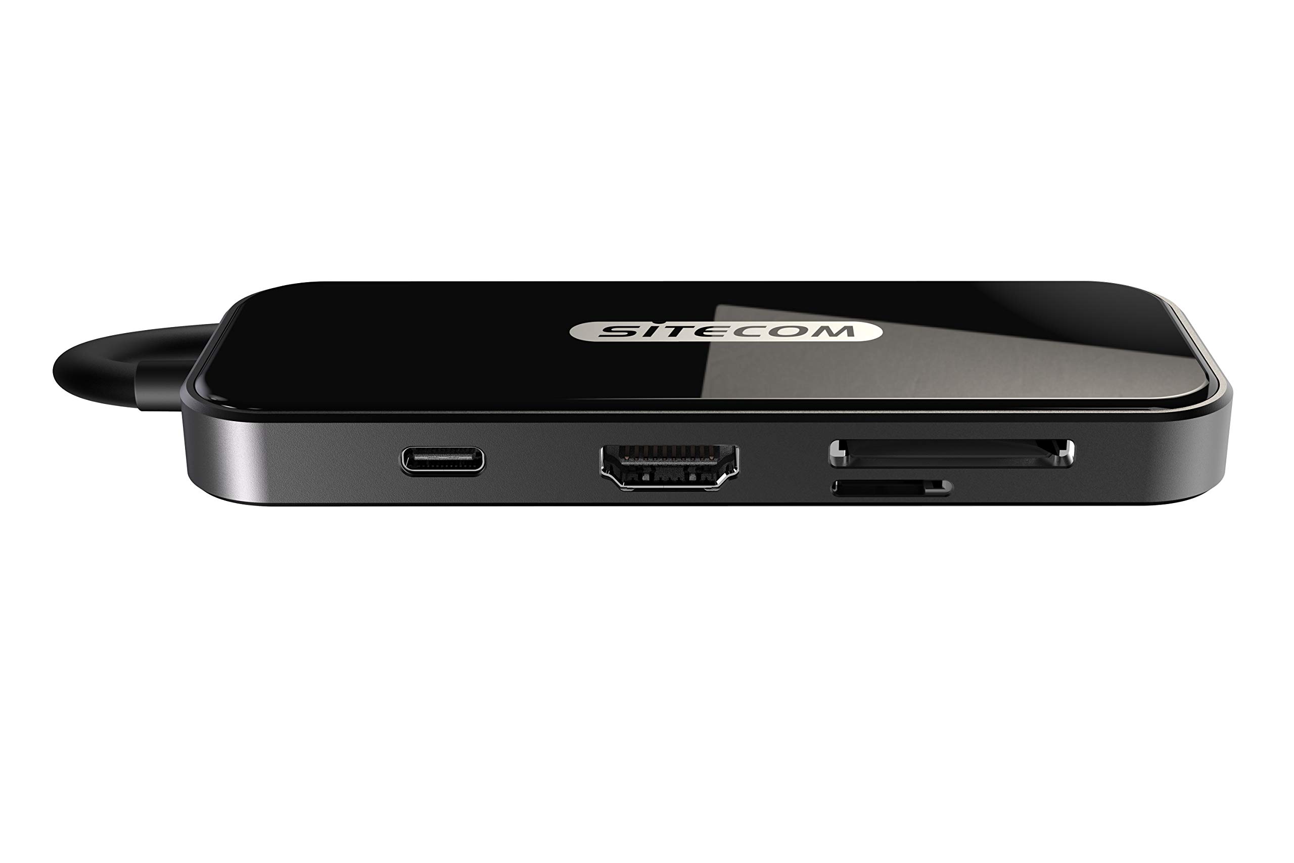 Sitecom CN-393 USB-C Multiport Adapter | USB-C to 1x HDMI + 2X USB 3.1 + 1x USB-C - with USB-C Power Delivery 100W