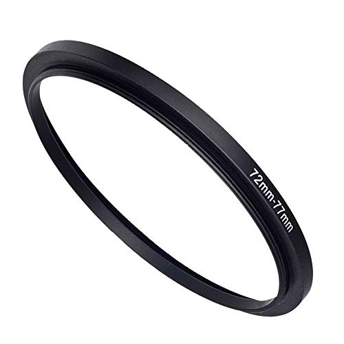 77mm-82mm and 72mm-77mm Step Up Ring[77mm(72mm) Lens to 82mm(77mm) Filter, Hood,Lens Converter and Others], Fire Rock Aerometal Camera Lens Filter Adapter Ring-1+1 Packs