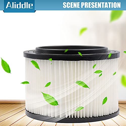 Aliddle 17810 Replacement Filter For Craftsman 9-17810 Wet Dry General Purpose Vacuum Cleaner Fit 3&4 Gallon
