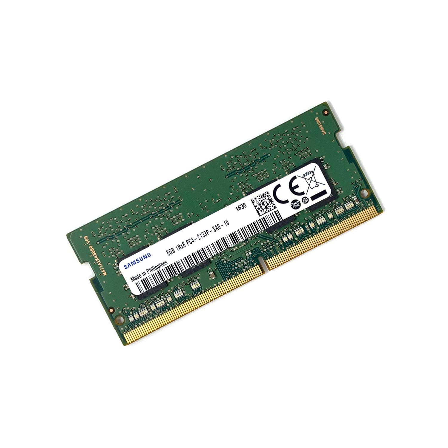 Samsung M471A1K43BB0-CPB 8GB PC4-17000 DDR4-2133MHz Non-ECC Unbuffered CL15 260-Pin SoDimm 1.2V Single Rank Memory Module - OEM