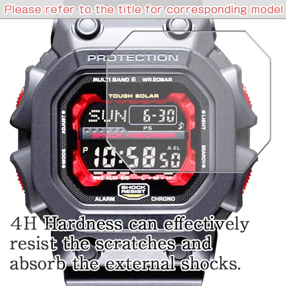 Puccy 3 Pack Screen Protector Film, compatible with CASIO W735H-1AV W-735H Series TPU Guard for Smart watch Smartwatch( Not Tempered Glass Protectors )
