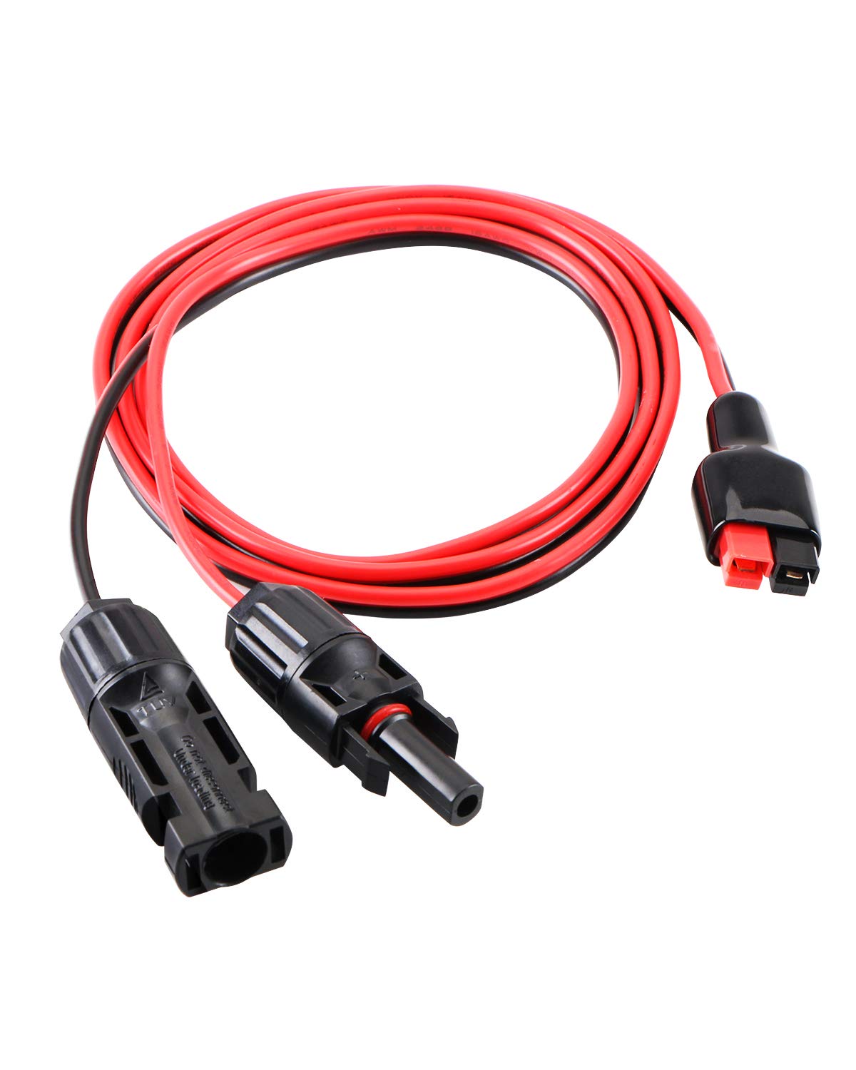 ALLPOWERS Solar Extension Cable with MC-4 Female and Male Connector to Anderson Power Pole Port 1.5M 16AWG Solar Panels Kit Tools, Connector for Solar Panel to Portable Generator