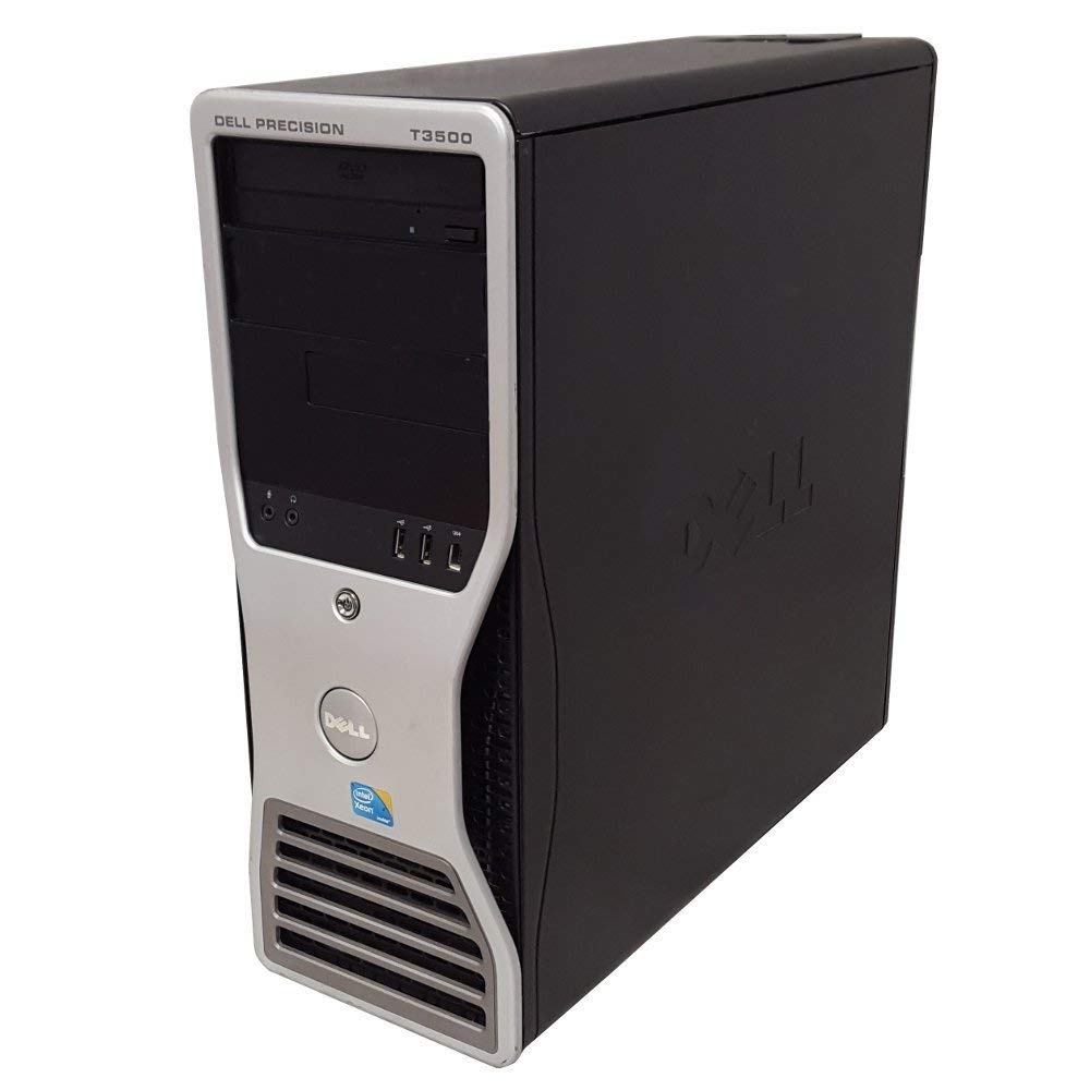 Dell Precision T3500 PC Desktop Intel xeon 2.8GHz W3530, 500GB HDD, 8GB Ram.Windows not installed (Renewed)