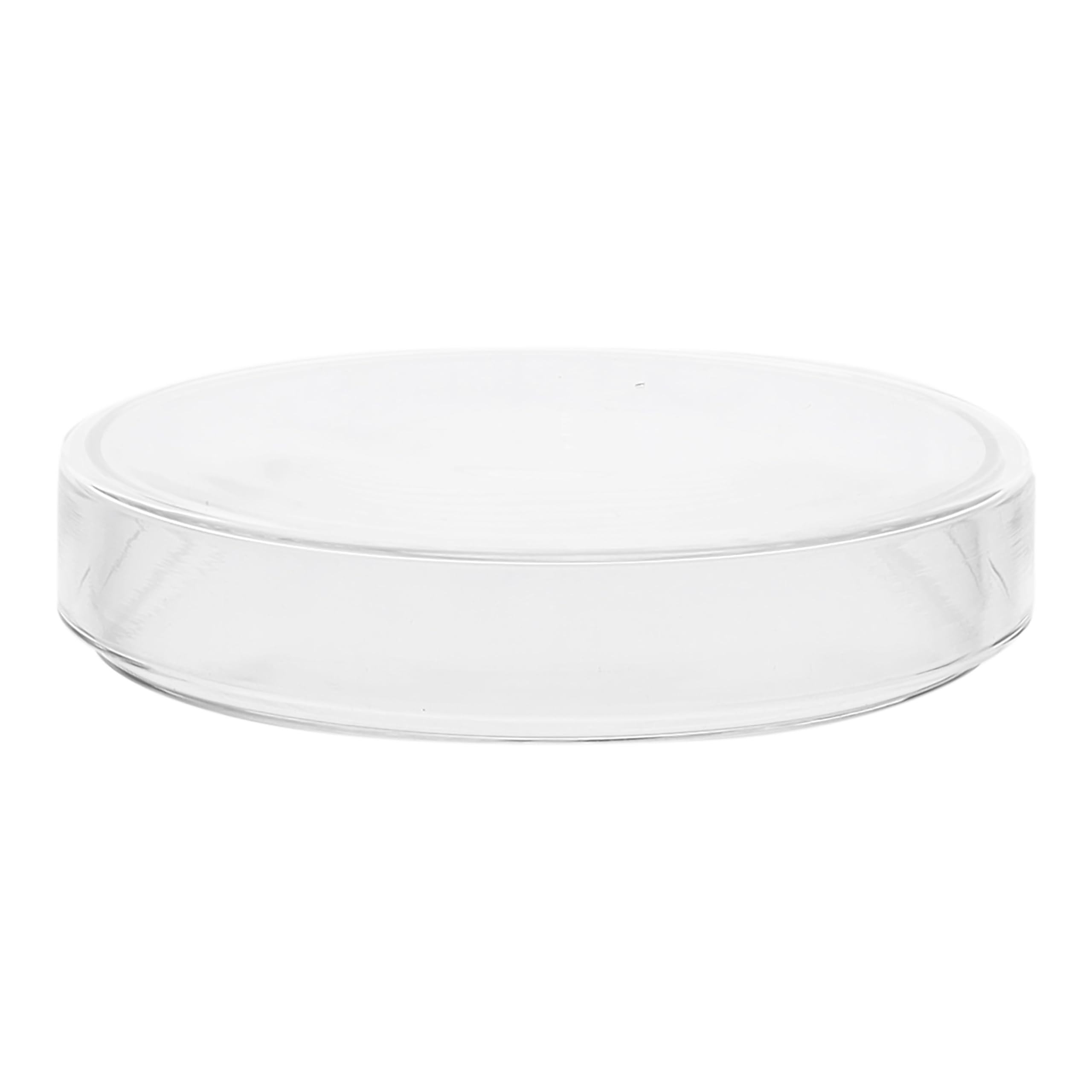 EISCO Petri Dish, 3.15" (80mm) - Beaded Edges Easy to Sterilize for Repeated Use Borosilicate Glass- Eisco Labs