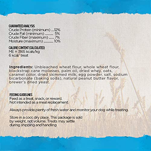 Blue Dog Bakery Natural Dog Treats, Doggie Paws, Grain Free Peanut Butter Flavor, 14.4oz (1 Count),Package may vary