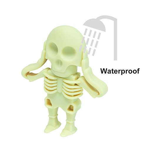 64GB USB Flash Drive Cartoon Skeleton Shaped Memory Stick, BorlterClamp Cool Thumb Drive Pen Drive Amazing Gifts, Black