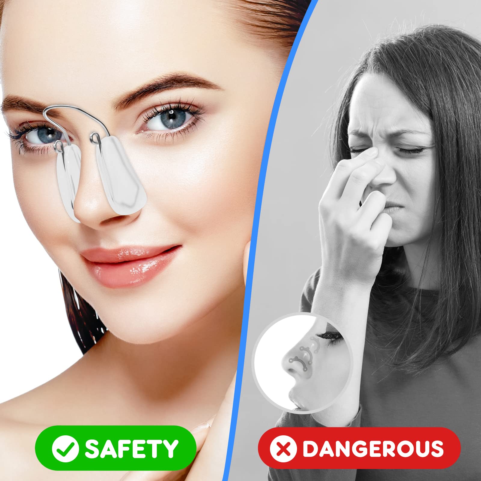 FERNIDA Nose Shaper Up Lifting Clip Nose Shaper for Wide Noses Beauty Nose Slimmer Device Pain Free High Up Tool