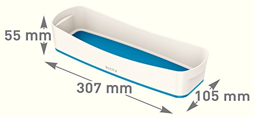 Leitz Wow, myBox, Storage Tray Klein Weiß/Blau Metallic