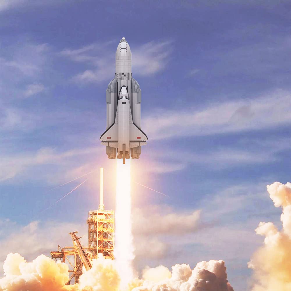 3,844 PCS Space Launch System Energia Buran Rocket Building Kit, Super Heavy Launch Vehicle Energia Building Toy Set, Buran Space Shuttle Energia Model Building Block, Science Rocket for Space Lovers