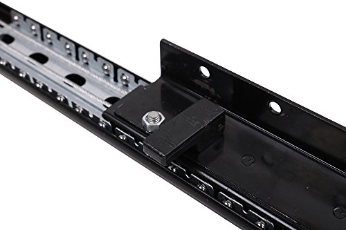 ECLV 33 1/2'' Table Leaf Sliding Brackets Dining Table Extender Brackets Coffee Table Slides,Computer Desk Extender,Black
