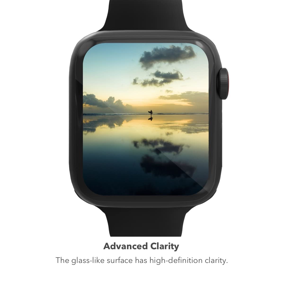 ZAGG InvisibleShield Ultra Clear - Film Screen Protector - Made for Apple Watch Series 6, SE (2020), Series 5 and Series 4 (44mm) - Clear, 200206861