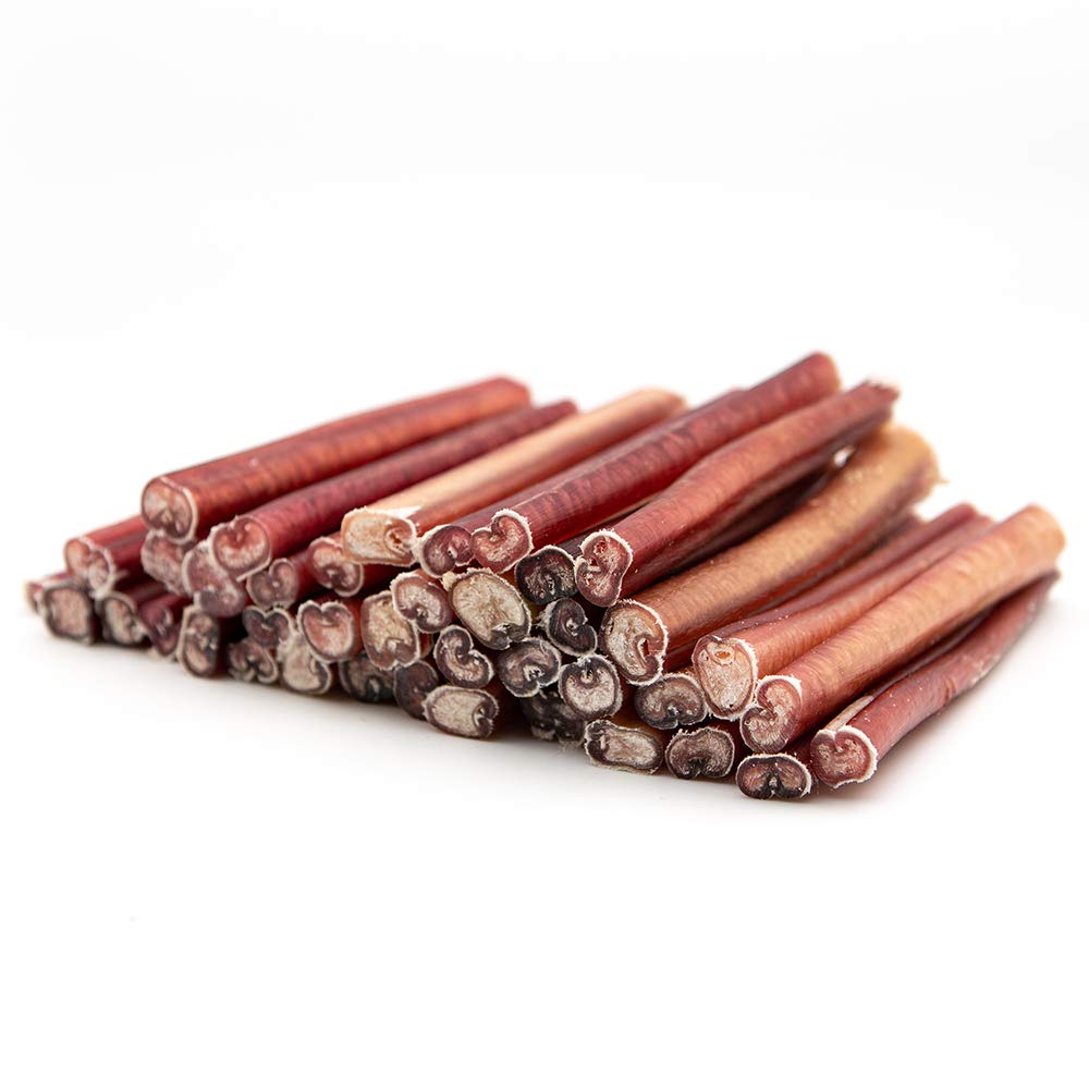 AWARDOG Odor-Free Bully Sticks (6 Inch, 25 Pack Standard Thickness), Fully Digestible 100% Beef Pizzle Chews, Grass-Fed, Grain-Free, Natural Long-Lasting Chews for Small & Large Dogs - 25 Count