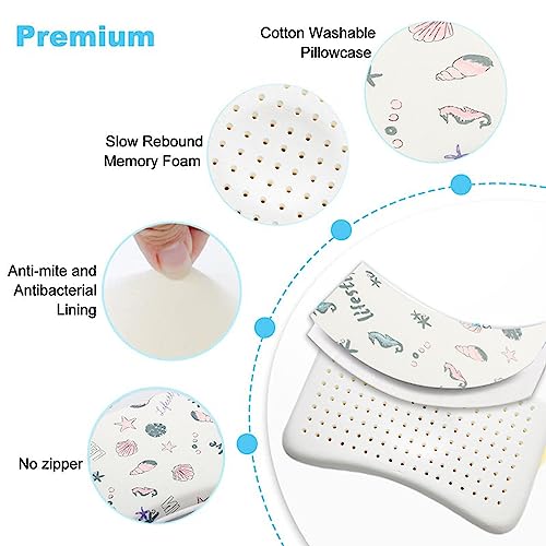 HEGABABY Baby Pillows for Sleeping,Baby Pillow Breathable Set for Infants & Toddlers 16X10IN