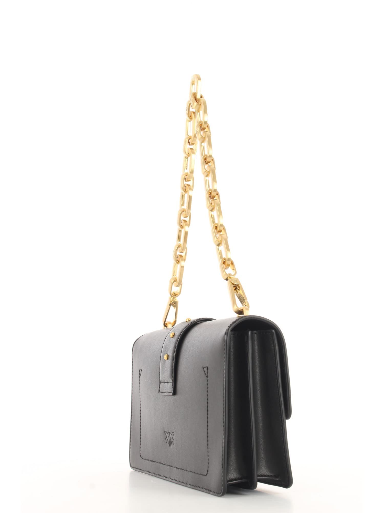 Pinko 1P22AN.Y7GK Z99 NERO LIMOUSINE Leather Goods Bag Woman, Black, Onesize
