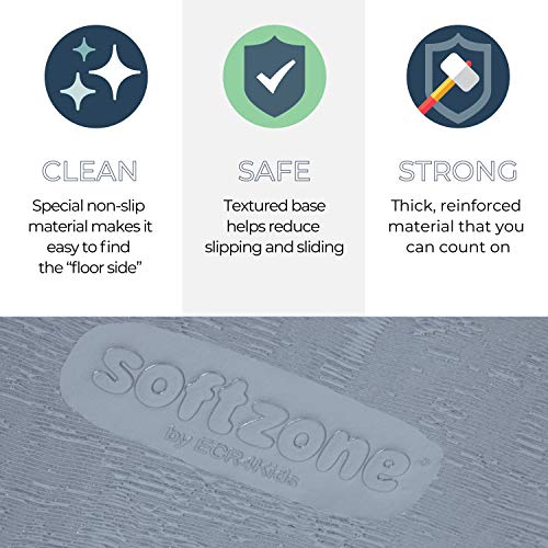 ECR4Kids SoftZone Floor Cushions with Handles, 2" Deluxe Foam, Square, Contemporary, (6-Pack)