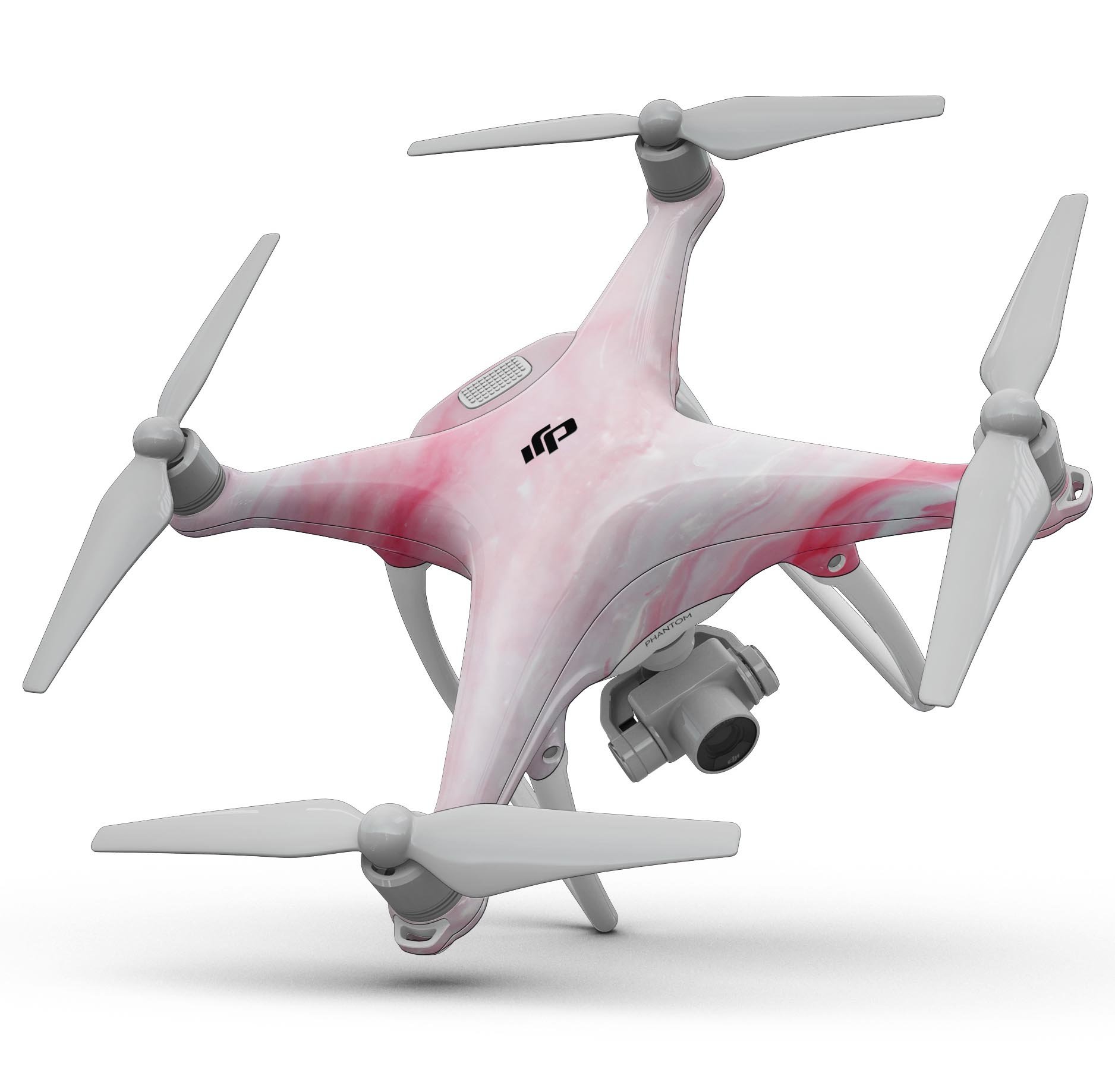 Design Skinz Design Skinz Marbleized Pink Paradise V6 Full-Body Wrap Decal Skin-Kit Compatible with The Drone DJI Phantom 4