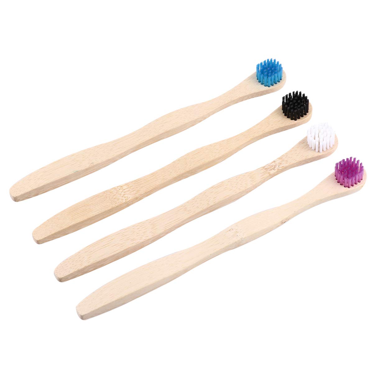 Toothbrush Adults Brush 4pcs Bamboo Brush Oral Bad Breath Brush Deep Cleaning Tool for Men Women Adults Cleaning