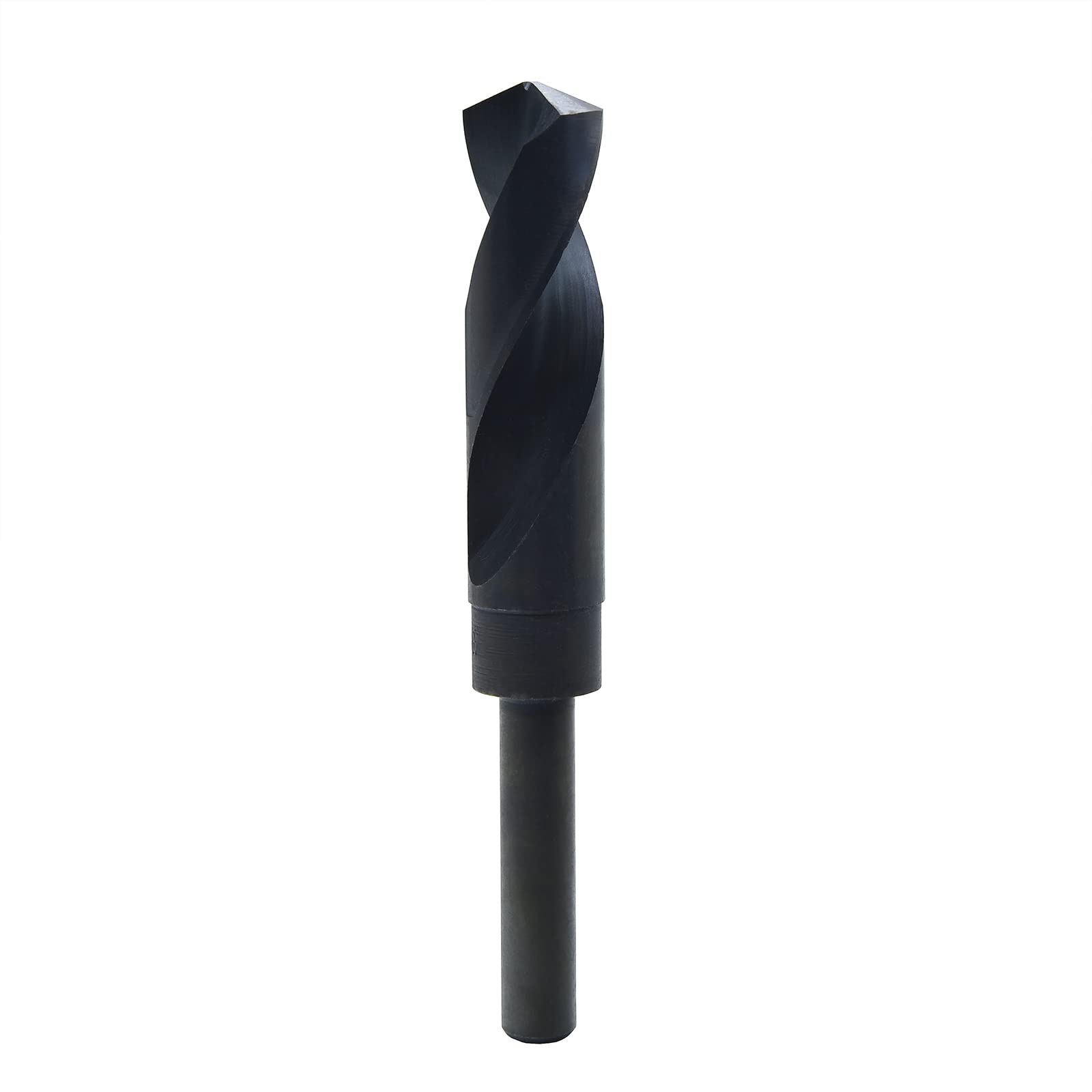 MAXTOOL 29/32" Silver and Deming Drill Bits HSS M2 S & D Drill Bits Prentice Twist Drills Black Oxide 1/2" Reduced Shank 6" OAL; SD02B00R058
